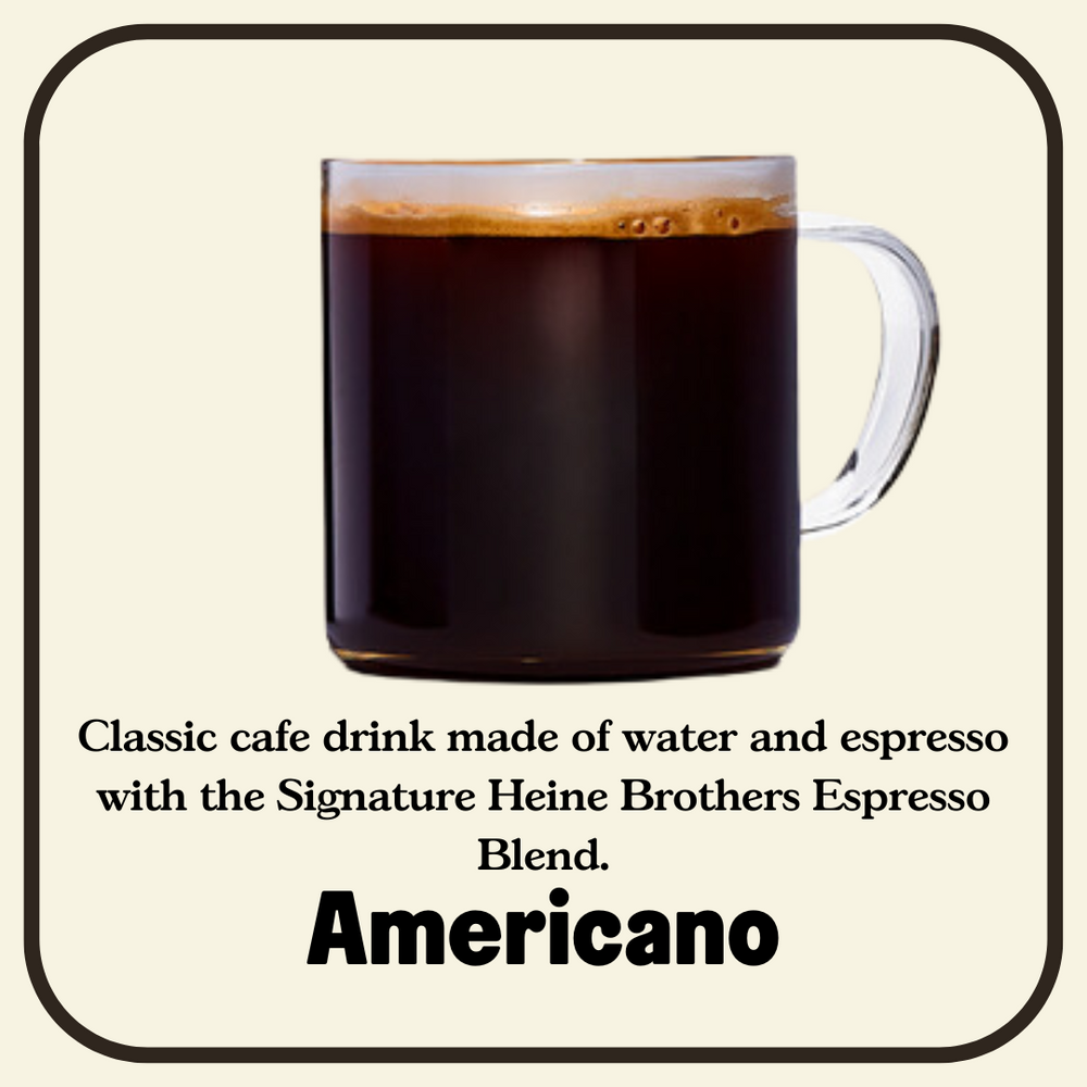 Hot Coffee Menu – Heine Brothers Coffee